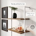 Nathan James Theo Open Shelf Bookcase with Drawers in Rustic Oak Wood ...