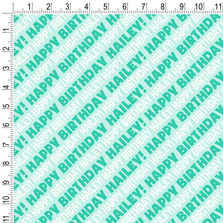 Happy Birthday Printable Gift Wrap Personalised Happy Birthday