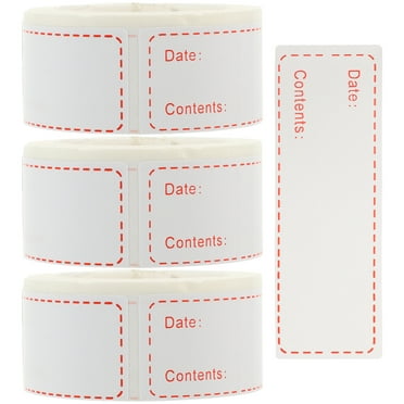 Universal Self-Adhesive Removable Color-Coding Labels, 3/4" dia, Red ...