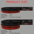T-Shaped Seal Strip for Door & , 20Ft Weatherproof Draft Stopper, Gap ...
