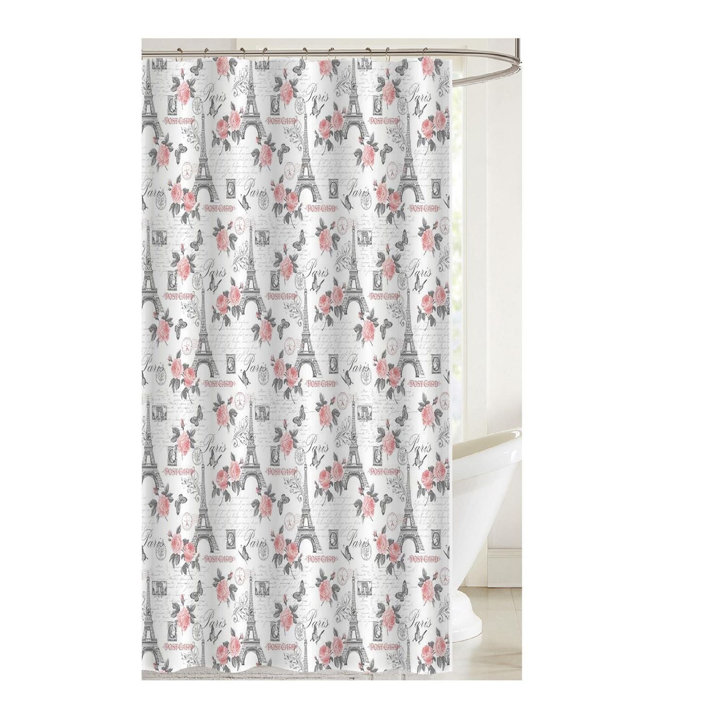Click here for Ih Casadécor Printed Canvas Shower Curtain With Ro... prices