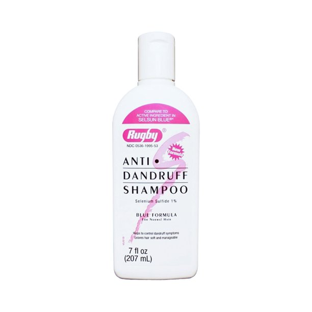 Rugby Selenium Sulfide Anti-Dandruff Shampoo, 7 Fl. Oz. - Walmart.com ...