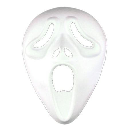 savreitly DIY White Mask Halloween White Plain Paper Full Face Opera ...
