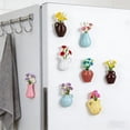 AOOOWER Pack of 8 Lovely Mini vases Magnets for Decorating with Flowers ...