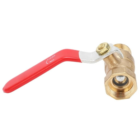 Filfeel Ball Valve 1/2 Inner Outer Wire Thickening Brass Blowdown Valve ...