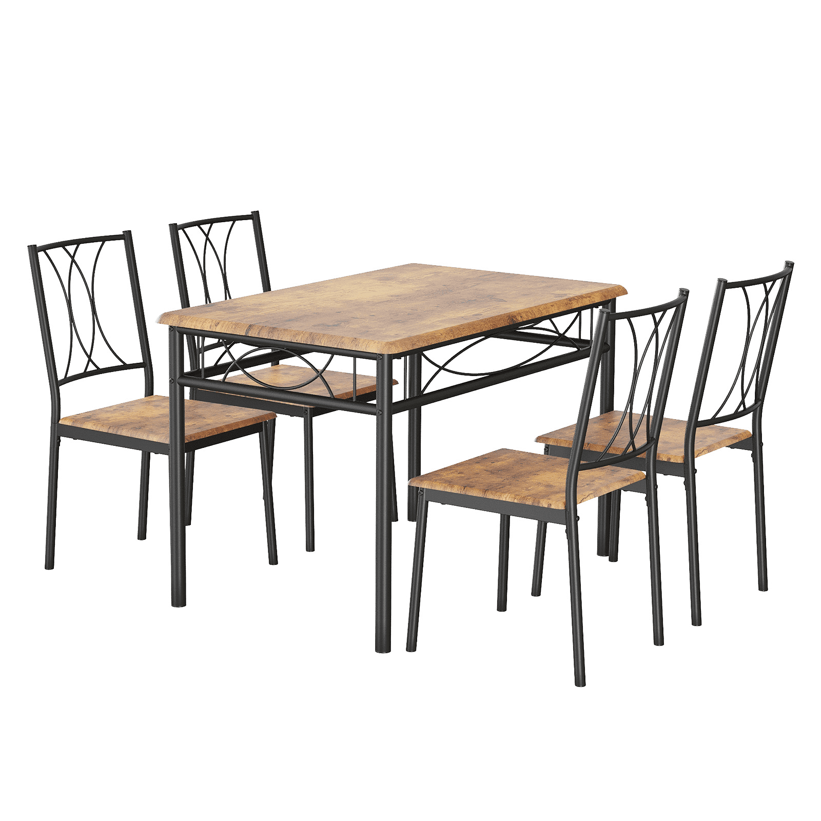 Click here for Garvee 5 Piece Dining Table Set For 4  Modern Smal... prices