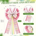 2 Pack Large Decorative Bows for Wreath & Front Door, Pink Pastel ...
