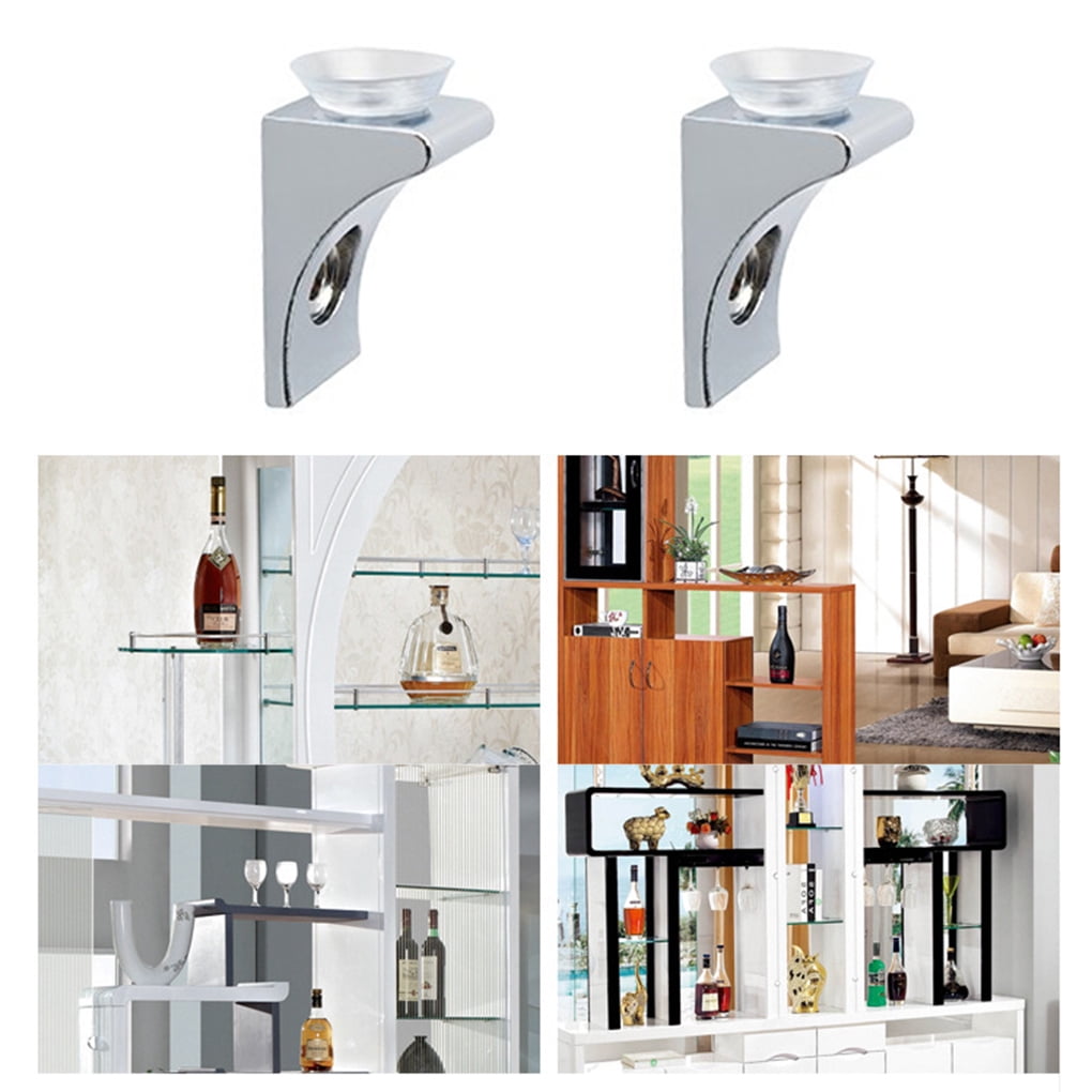 glass bracket glass shelf support glass mounting brace glass shelf ...
