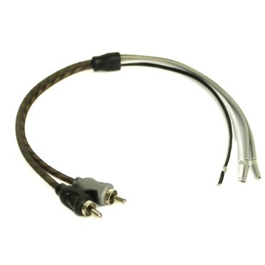 2 Pack Replacement RCA Male Plug Jack Connector Adapter to Bare Wire ...