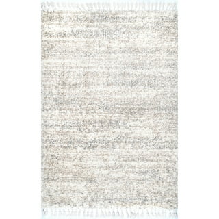 nuLOOM Belleza Shag Area Rug, 6', Ivory - Walmart.com