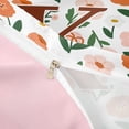 Catabedysis Plant Theme Monogram K Bedding,Green Leaves Print Duvet ...