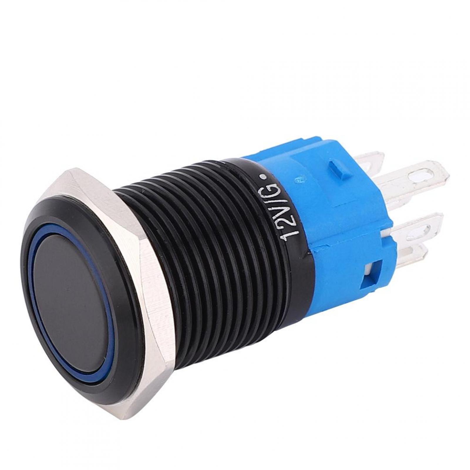 Industrial Switches Green 220VAC 2Pcs Push Button Switch,16mm Stainless ...