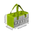 Felt Multi-Compartment Organizer Tote Bag, Portable Storage Caddy with ...