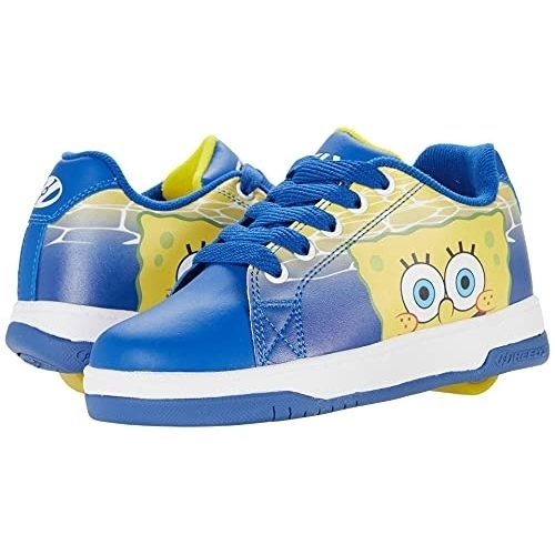 HEELYS Split Spongebob (Little Kid/Big Kid/Adult) BLUE/YELLOW/WHITE ...