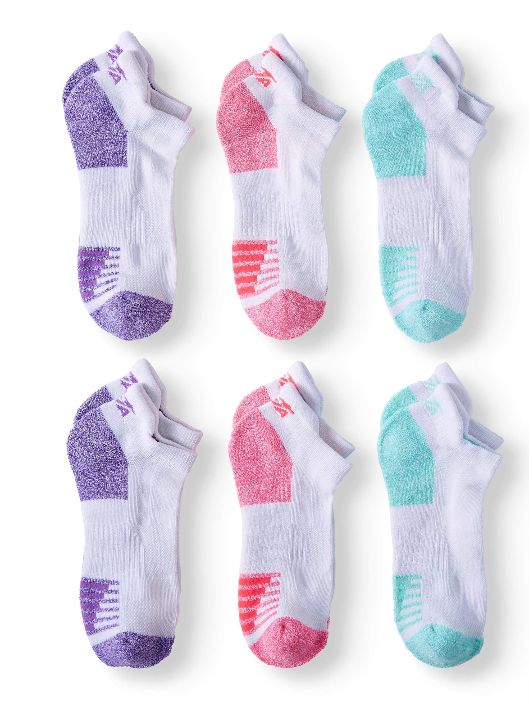 Ladies Pro-Tech Low Cut Socks, 6 Pack - Walmart.com