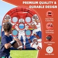 6FT Giant Inflatable Football Target Toss Game - Fun Kids Indoor ...