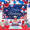 Happy Birthday Backdrop 4th of July Veterans Memorial Day Background ...