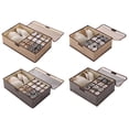 Agiufgs Underwear Storage Box 17 Cells, Fabric Foldable Partition ...