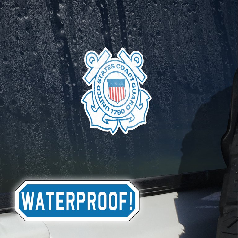 Coast Guard Window Decals