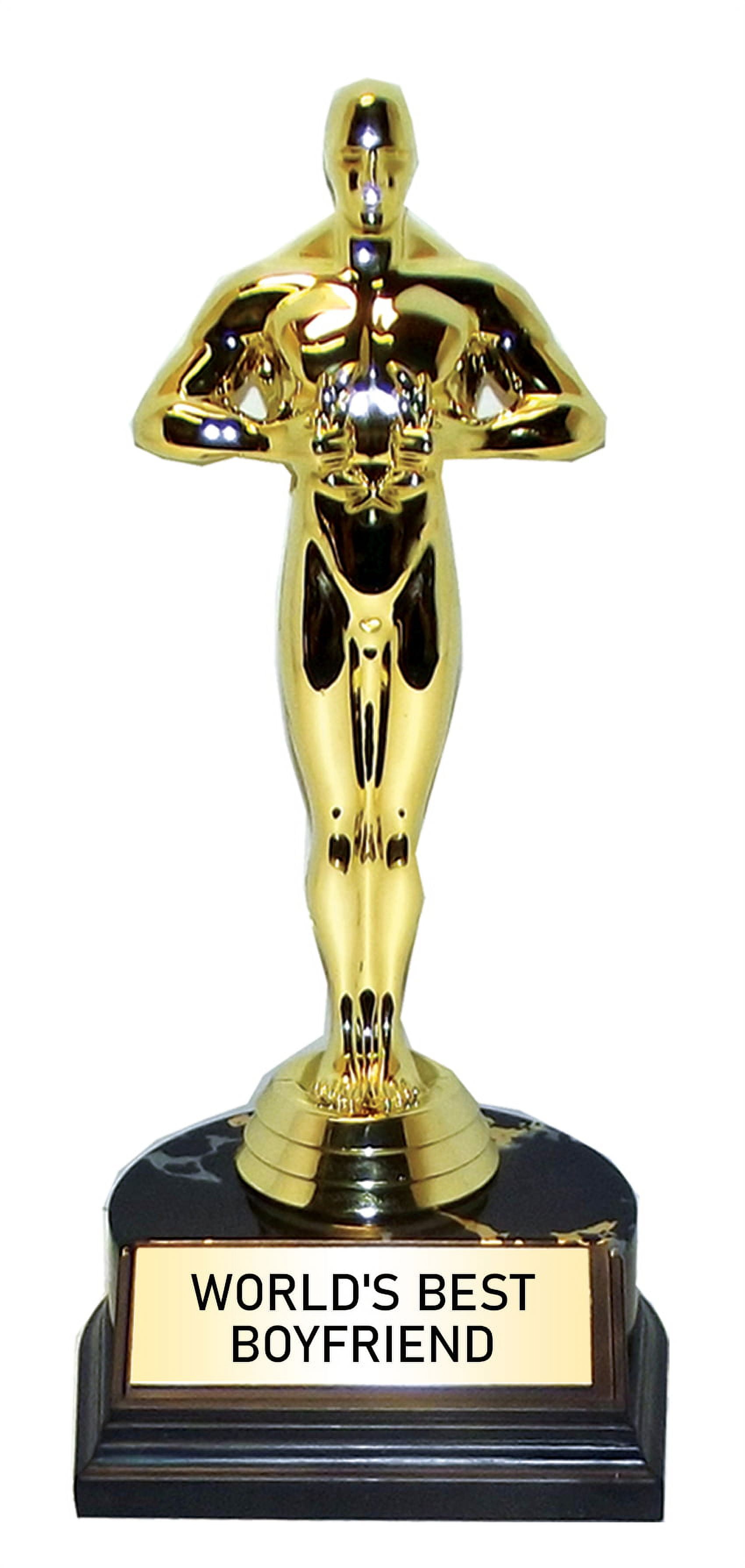 Trophy Boyfriend Quotes Crown Awards 10" World's Best Boyfriend Trophy