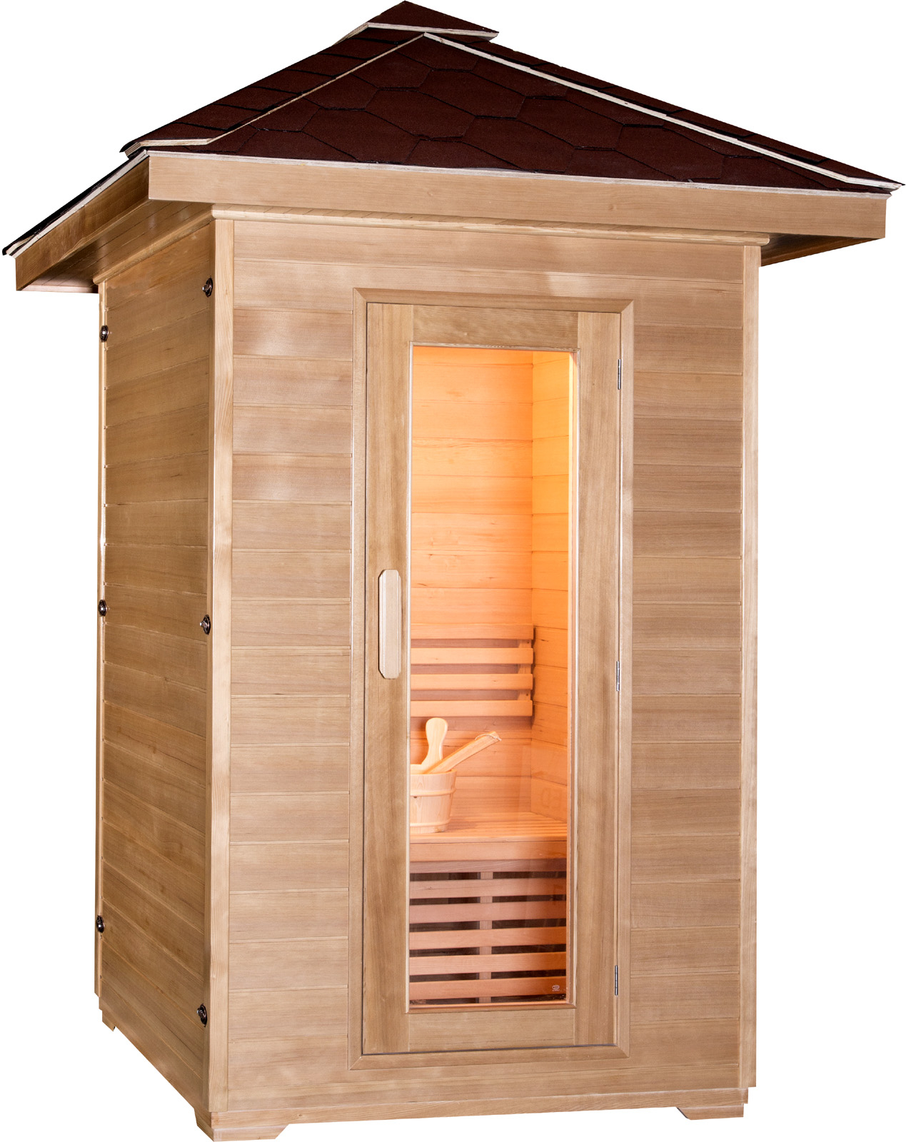 2 PERSON STEAM WET DRY SAUNA OUTDOOR 200 Degrees Hemlock Stove Rocks 2 PERSON STEAM WET DRY SAUNA OUTDOOR 200 Degrees Hemlock Stove Rocks