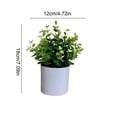 YiJuHui Artificial Flowers Bonsai Fake Potted Plants for Home Office ...