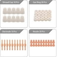 60pcs PT-31 Extended Air Plasma Cutting Nozzle Electrode Consumables ...