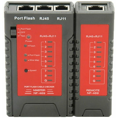 NF-469 Network Cable Tester RJ45 RJ11 Tester for Ethernet LAN Cable ...