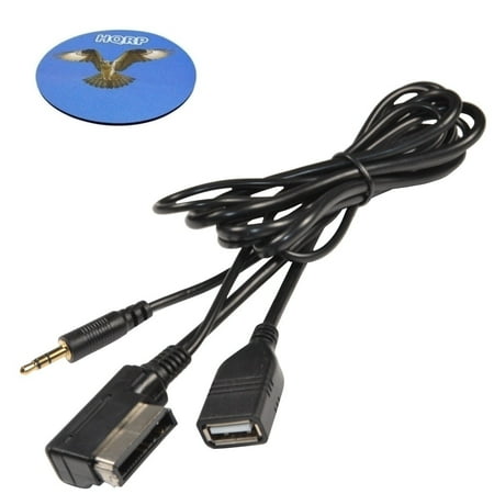 HQRP MDI AMI MMI Interface USB / AUX Cable for Audi 4F0051510Q ...