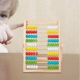 Wooden Abacus Classic Counting Tool 100 Beads Math Tool Counting Frame ...