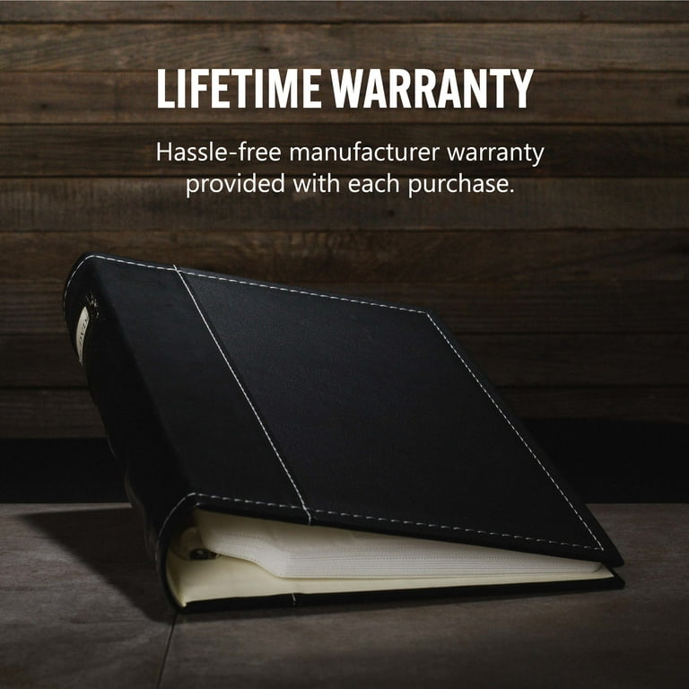 【中古品】bellagio-italiaブラックレザーディスクストレージバインダーPerfect for C(中古品) 中古】bellagio-italia Burgandyレザーディスクストレージバインダー