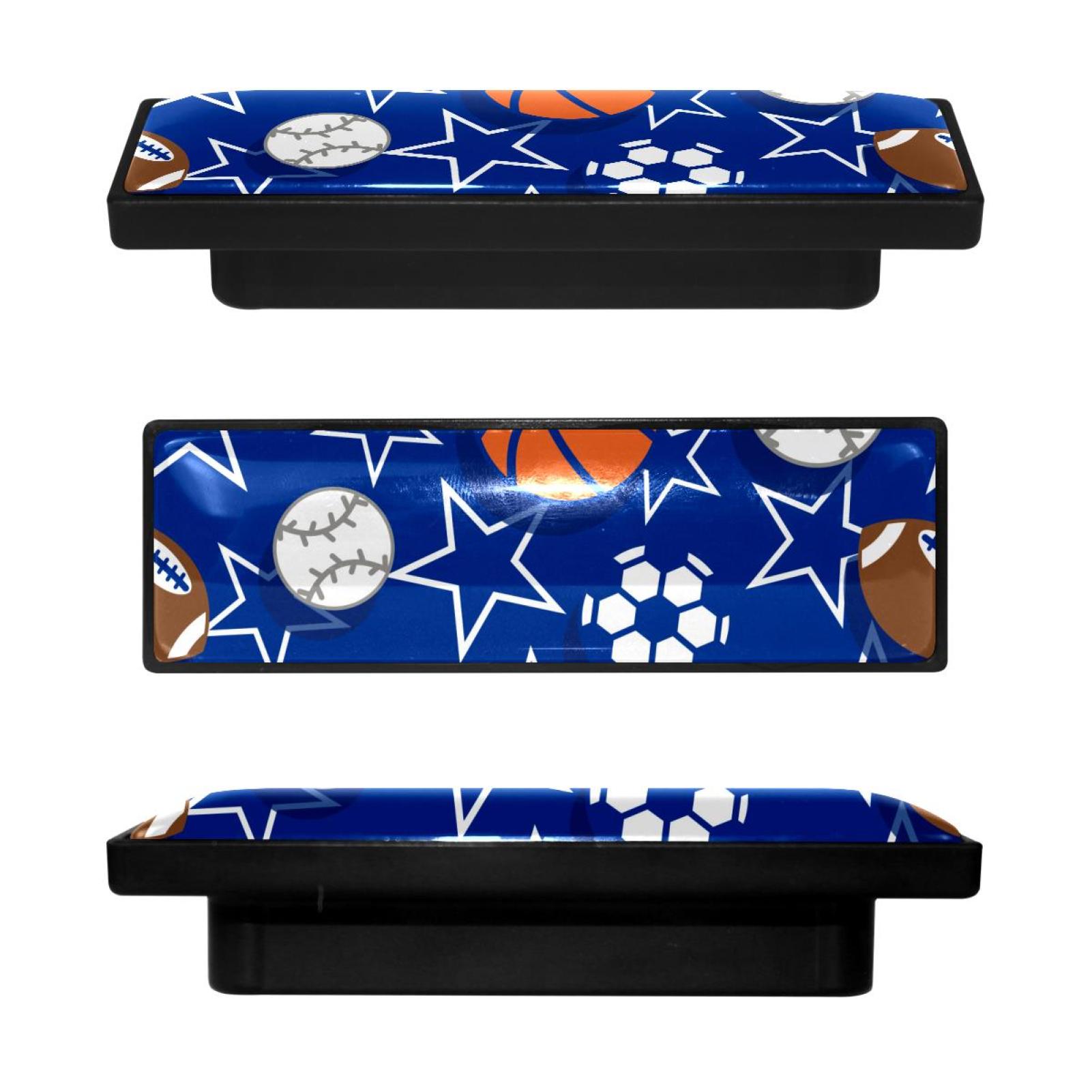 4 Pcs Rectangle Cabinet Handle Cupboard Knob Drawer Pulls Handle ...