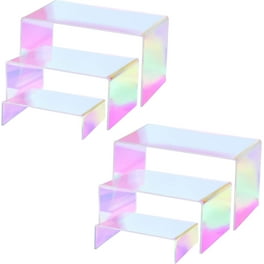 Cardboard Shelf Riser 2 Sets Clear Acrylic Risers (3", 4", 5") - Tiered ...