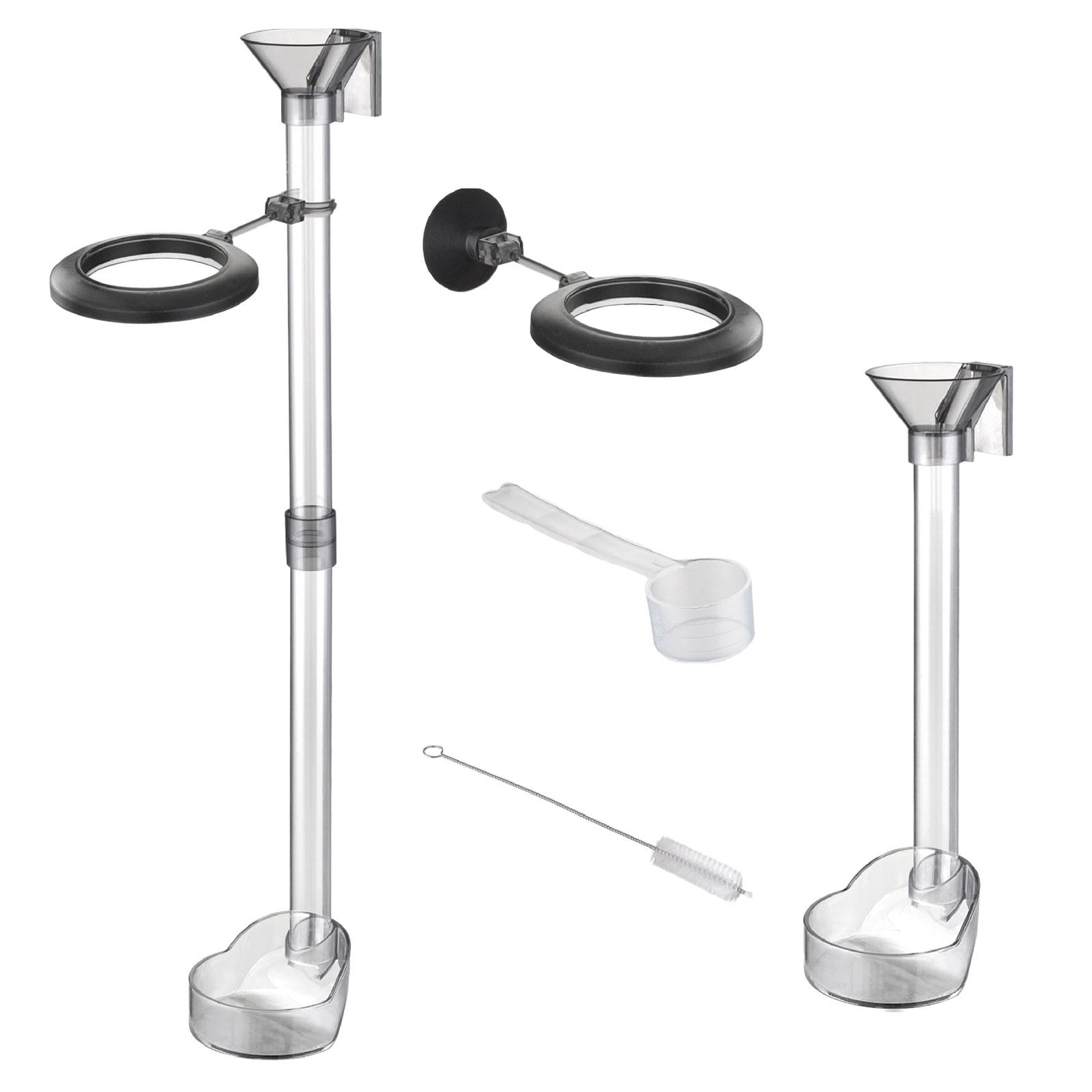 Feeding Tube Dish Set Cleaning Brush Aquarium Fish Feeder Tube for ...