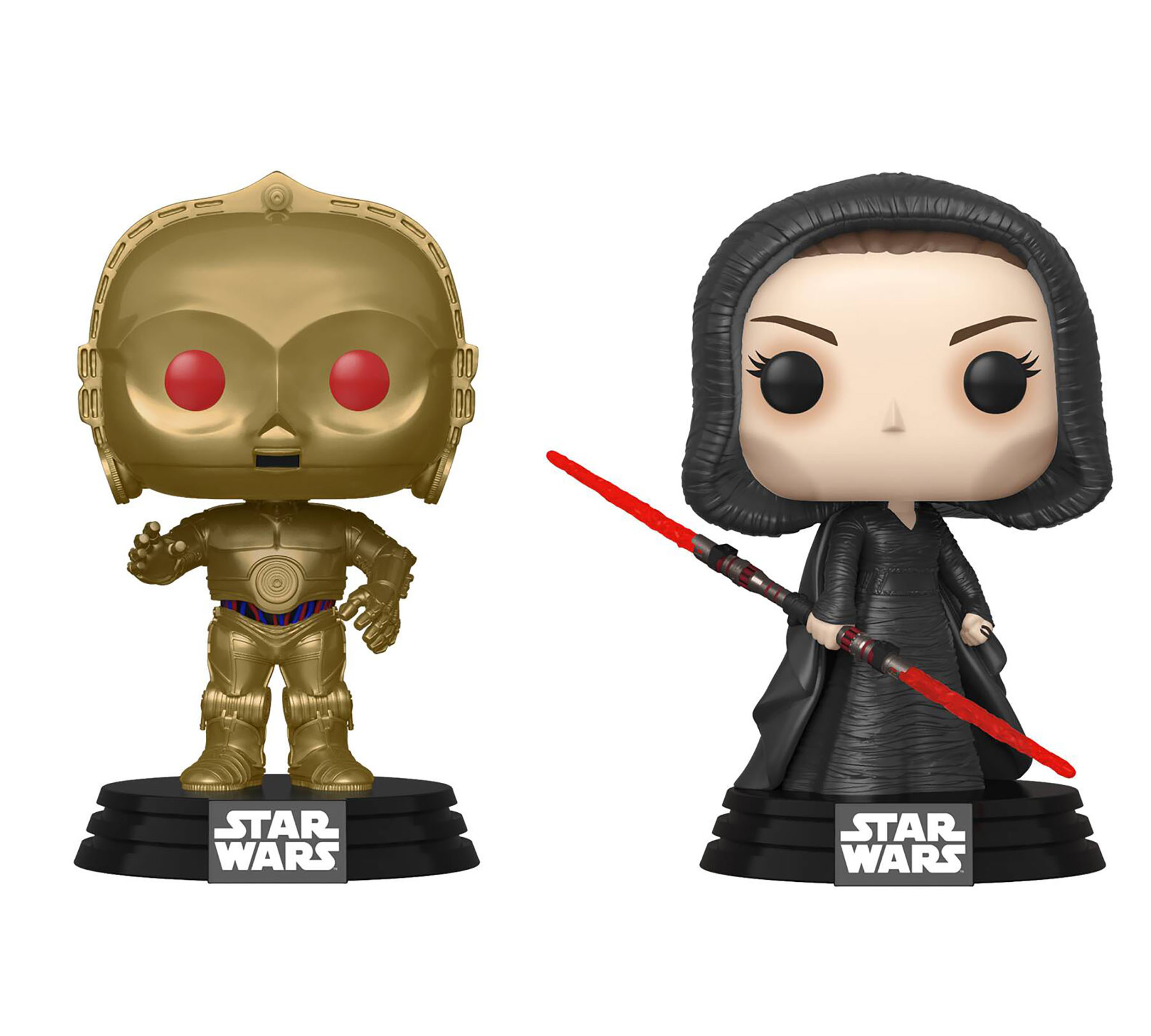 Funko POP Star Wars Rise Of Skywalker Collectors Set Dark Rey C 3PO