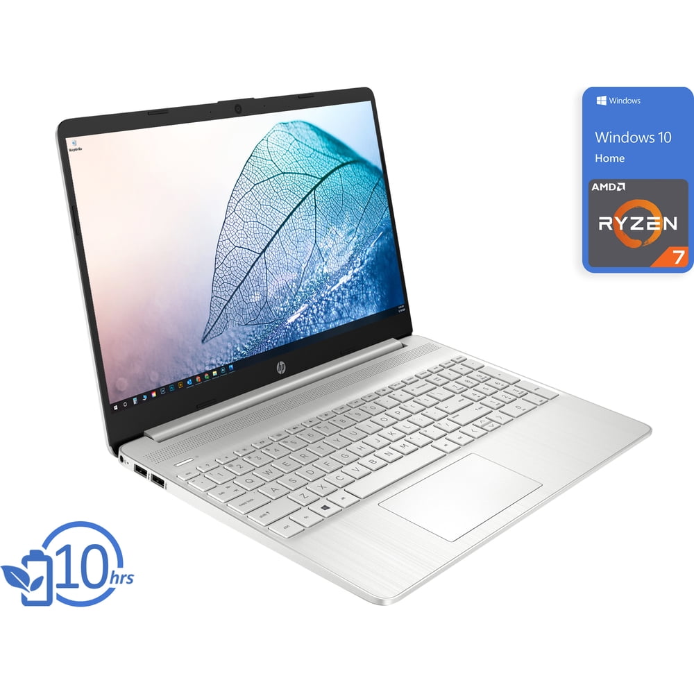 HP 15 Notebook, 15.6" HD Display, AMD Ryzen 7 3700U Upto 4.0GHz, 8GB ...