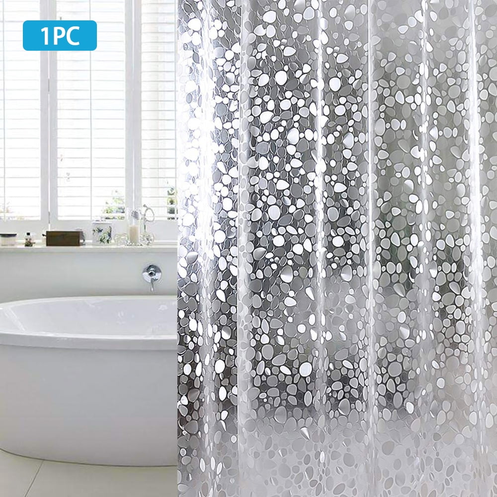 Click here for Zootealy 1pc Shower Curtain With Hooks Pvc Waterpr... prices