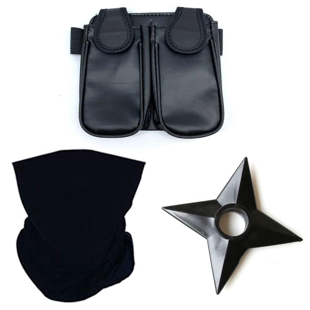 Naruto Weapons Ninja Bag Kunai Headband Gloves Shuriken Set Toys Kids ...