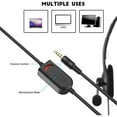 MINGPAI USB Headset with Microphone Single-Sided Computer Headphone ...