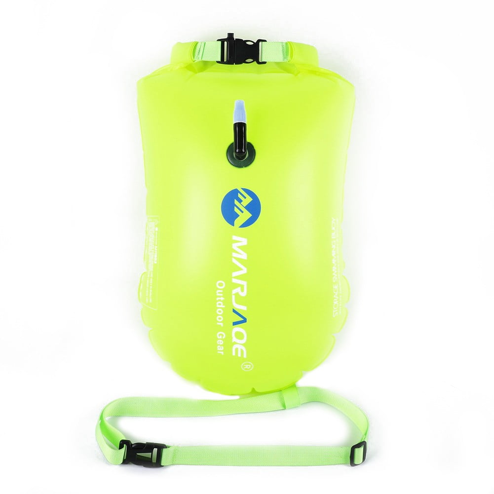 QXKE Safety Swim Buoy Tow Float Upset Inflated Device for Open Water ...