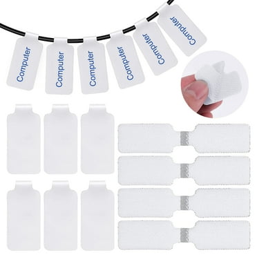 50Pcs Multicolor Cable Labels Cord Identification Tags for USB Computer ...