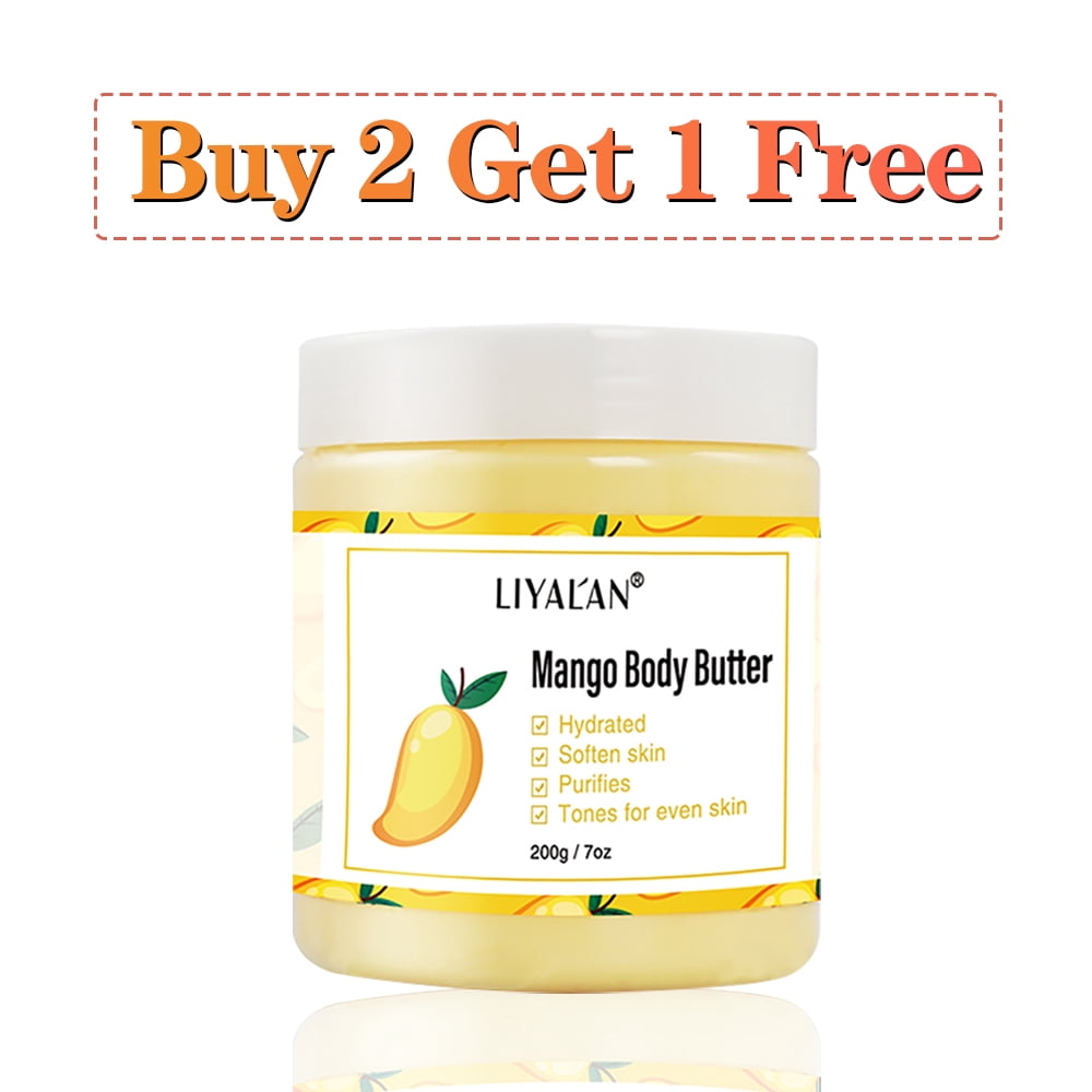LIYAL'AN Mango Shea Body Butter Cream Moisturizer Smooth Rough Soothes ...