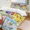 Sheet Queen Size,Pokemon - (Scarlet & Violet - Character Montage) Bed ...