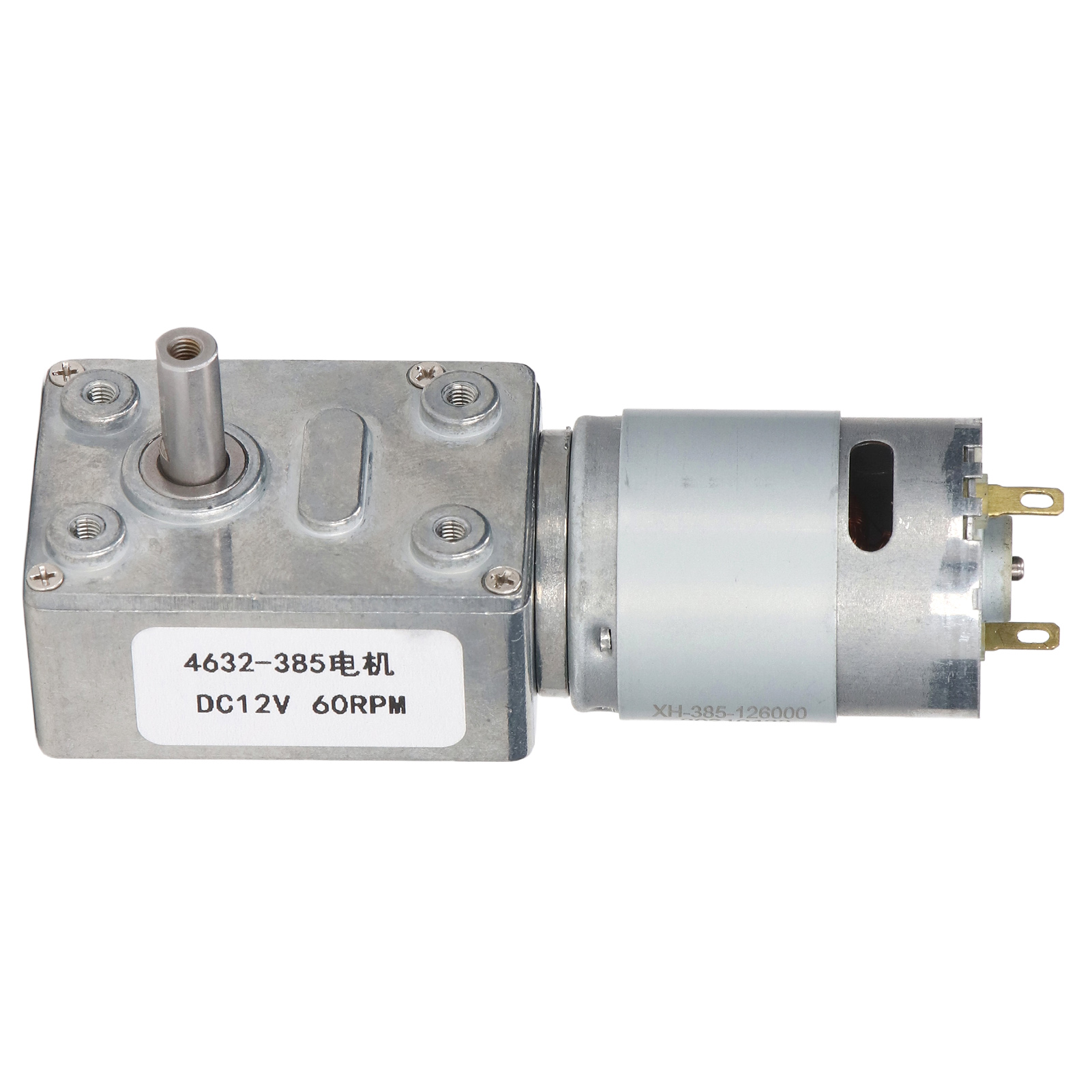 Motor De Engranaje De CC, Motor De Engranaje Helicoidal Autoblocante De 12 V CW CCW Para ...
