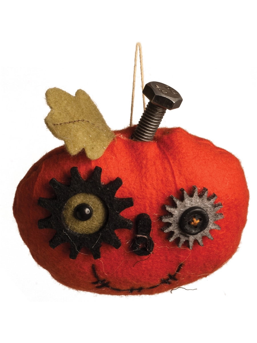 Morbid Enterprises Plush Pumpkin Christmas Tree Ornament Party Decor ...