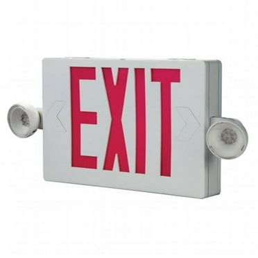 Cooper Lighting Exit Sign,3.0W,Green,1 or 2 Faces APX7G - Walmart.com