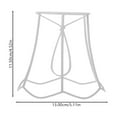 Hemoton Lamp Shade Frame Metal Lampshade Rack Table Lamp Shade Frame ...