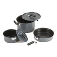Coleman Portable Outdoor Cooking Set: 6-Piece Steel Camping Cookware ...