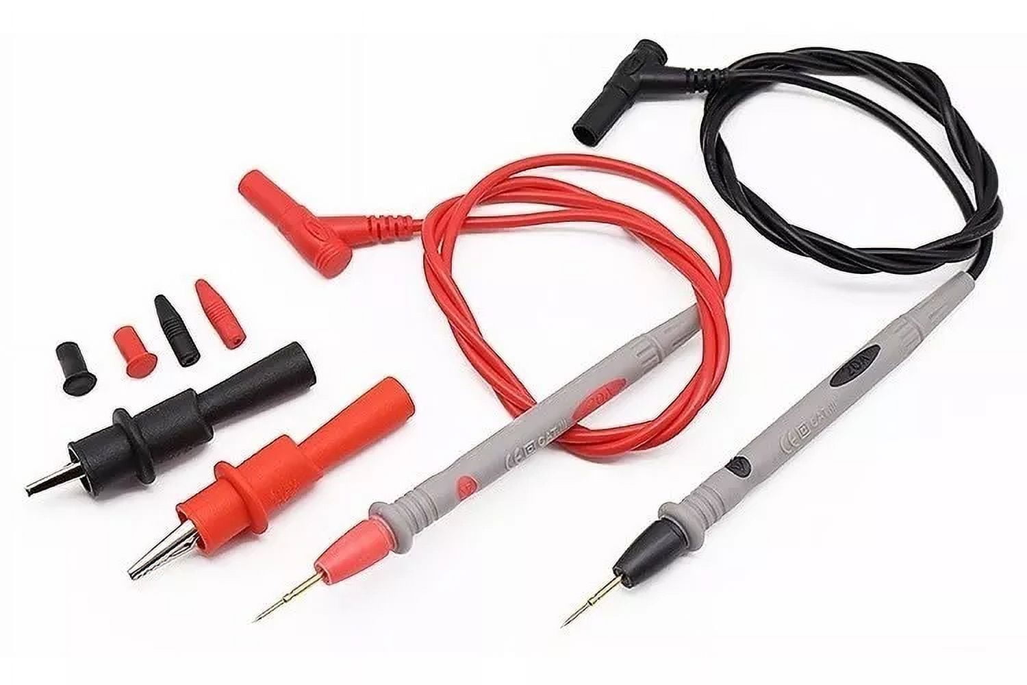Kit Punta Multimetro Digital Prueba Cable Universal 20amp | Bodega ...