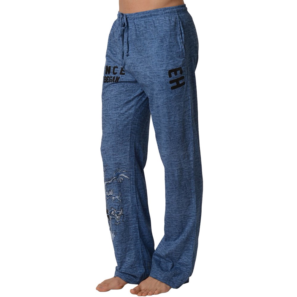 Ed Hardy - Ed Hardy Men's Blue Dragon Lounge Pants - Walmart.com ...